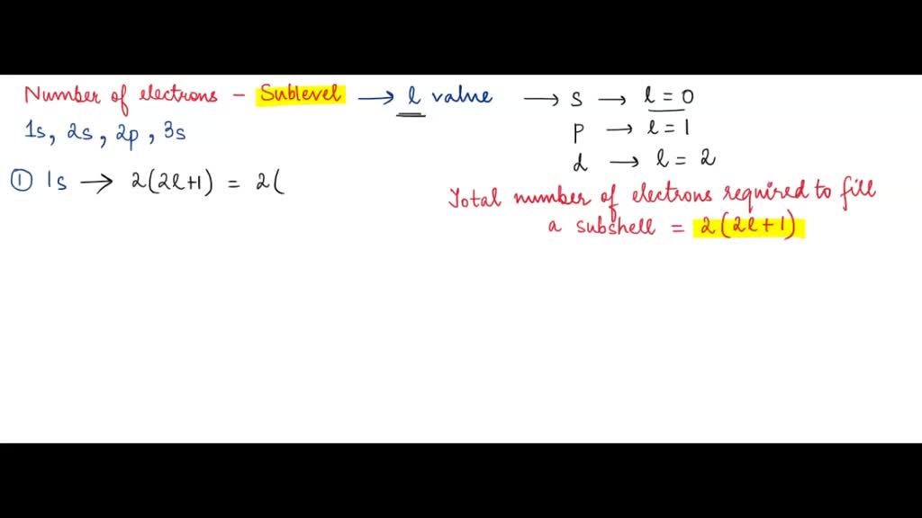Solved Use The Periodic Table To Give The Number Of Electrons In The