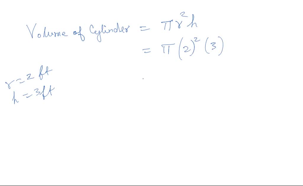 SOLVED Calculate The Volume Of The Cylinder To The Nearest Cubic Foot solved-calculate-the-volume-of-the-cylinder-to-the-nearest-cubic-foot