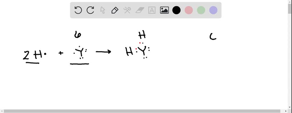 SOLVED: H:Y 2 H: The Lewis representation above depicts a reaction ...