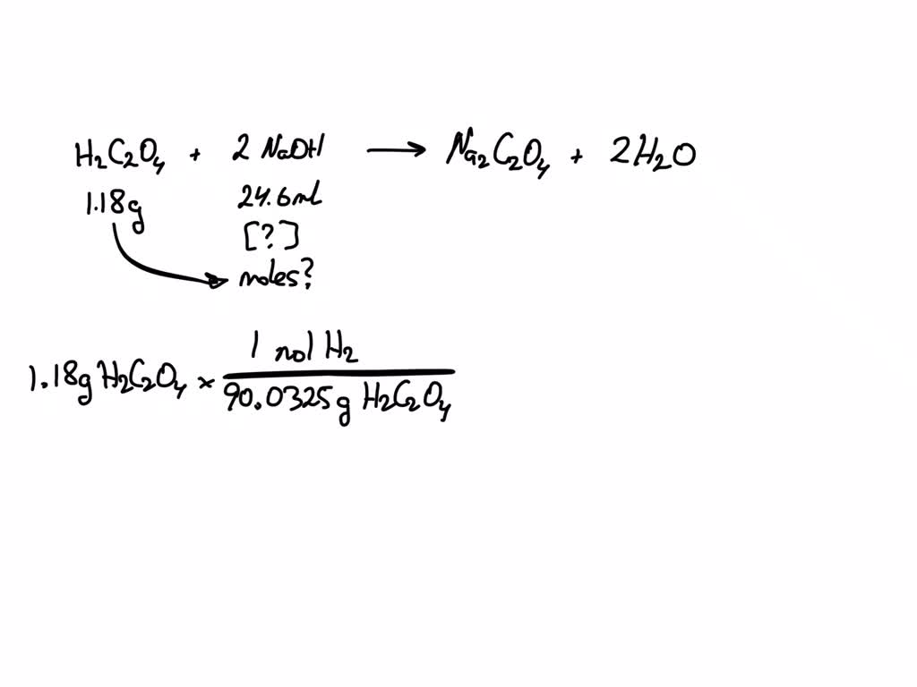 SOLVED: A student needs to standardize a solution of sodium hydroxide ...