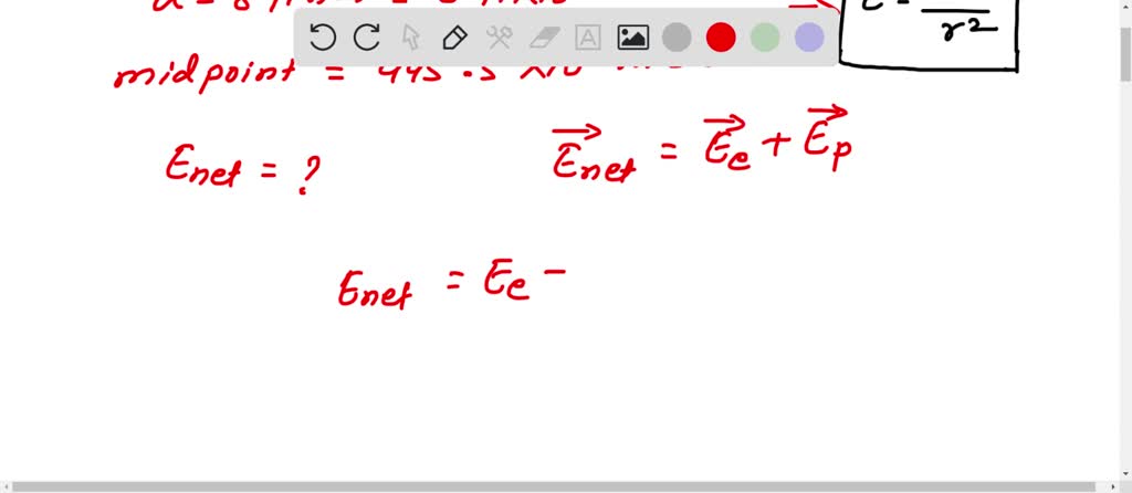 Solved An Electron And A Proton Are Fixed At A Separation Distance Of