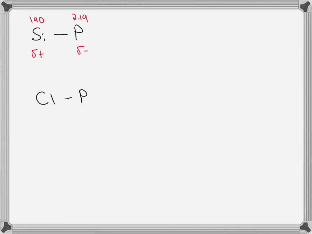SOLVED: For each bond, show the direction of polarity by selecting the ...
