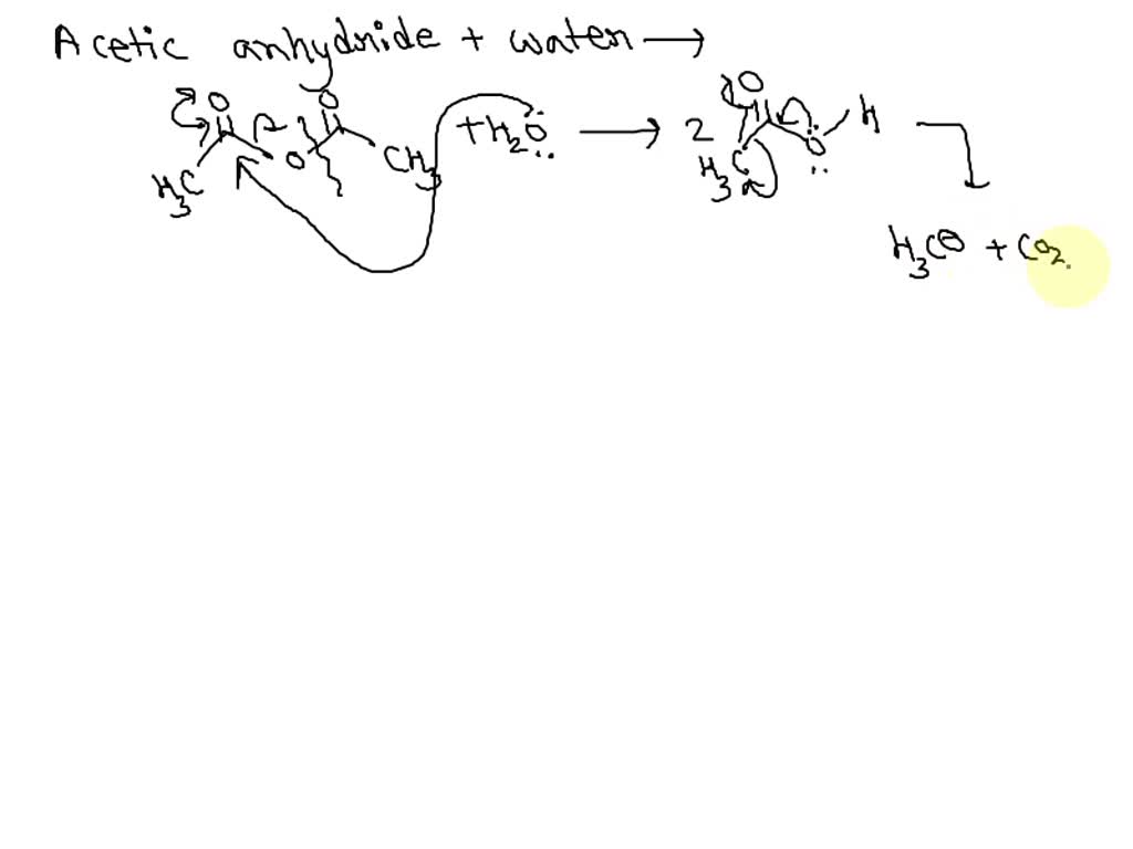 SOLVED: Which equation represents the reaction of an acid anhydride ...
