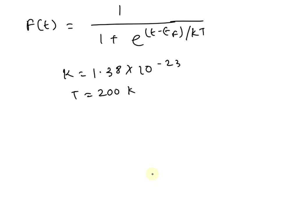 Calculate the probability of an electron occupying an energy level 0.04 ...