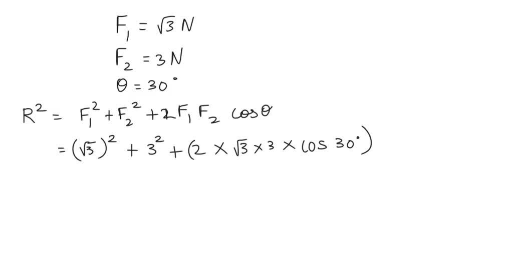 Three forces act on a point: 3N at 0 degrees, 4N at 90 degrees, and 5N at 217 degrees. What is ...