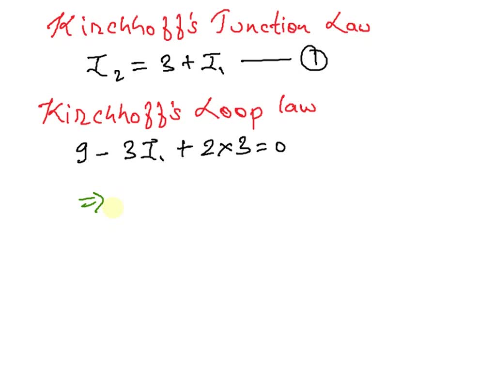 SOLVED: Problem-4. Kirchhoff Rules. If the ammeter shown in figure ... SOLVED: Problem-4. Kirchhoff Rules. If the ammeter shown in figure ...