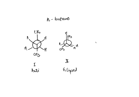1. Draw (hand drawn) the Newman Projection conformations...
