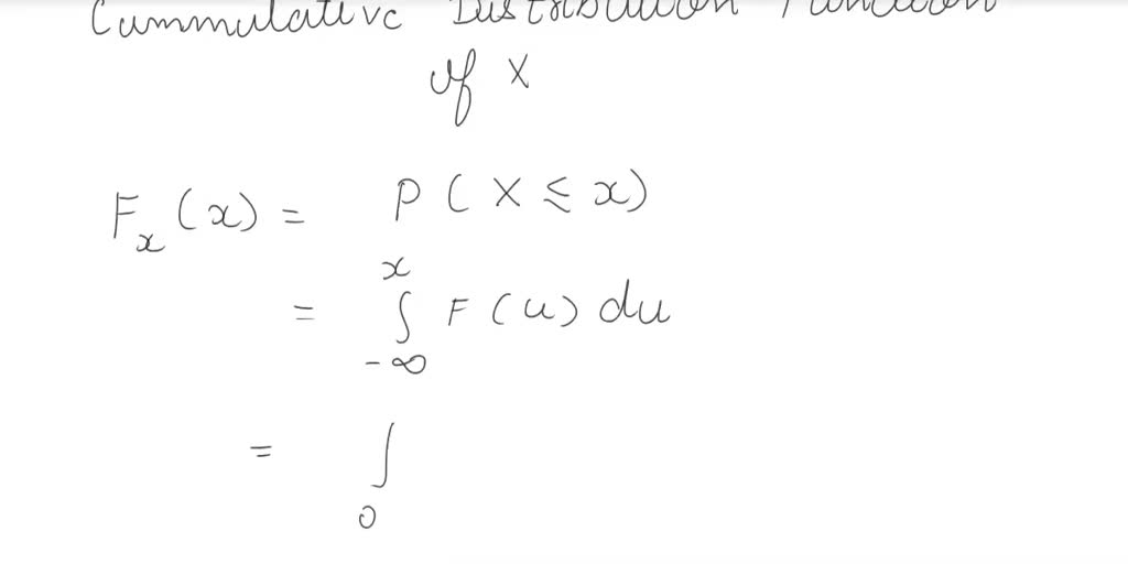 SOLVED: (6 points) If X is an exponential random variable with ...