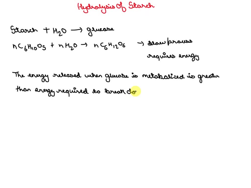 SOLVED: Starch is a polymer consisting of glucose units covalently ...