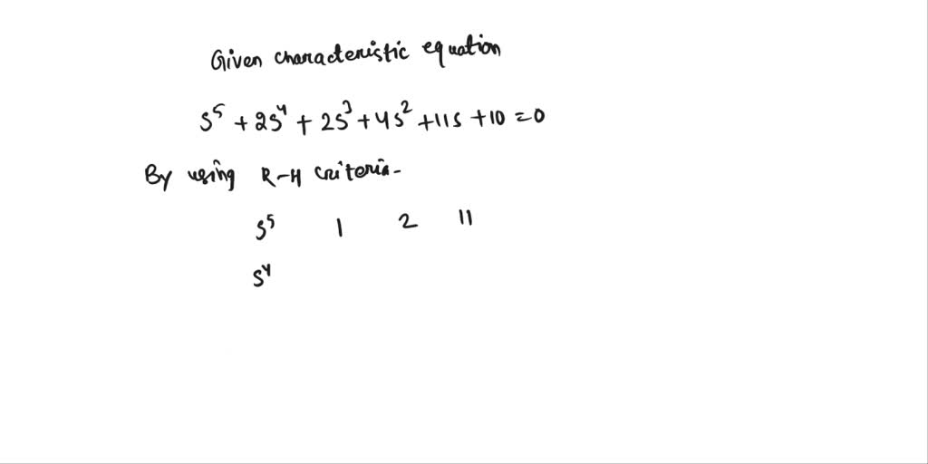 SOLVED: Routh criterion: 1. Consider the system shown in Figure 1. Write down the closed-loop ...