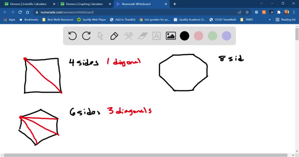 SOLVED: How many diagonals can be drawn from one vertex of a 23-sided ...
