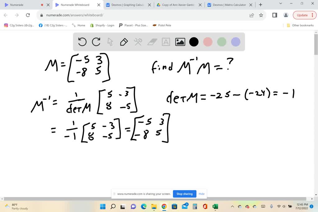 SOLVED: Suppose that matrix M is 3 X 5 . We can use a matrix-vector ...
