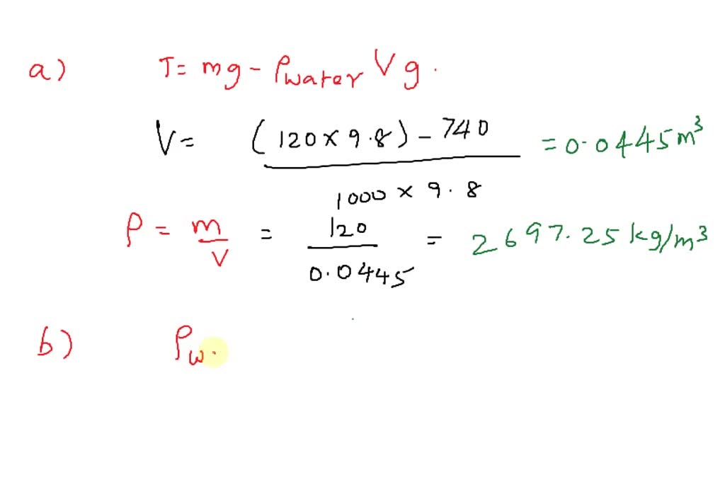 SOLVED: Explain with an illustration: a) When a cube shaped object with mass 120 kg is supported ...