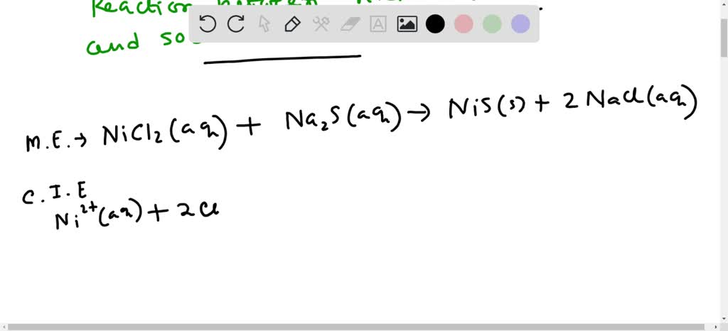 SOLVED: Write the Balanced molecular, complete ionic, and net ionic equations for the reaction ...