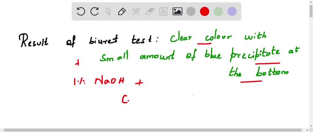 SOLVED: 3 . Remember that Biuret test is used t0 determine the ...