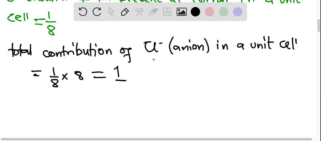 SOLVED: Calculate the number of cations, anions, and formula units per ...
