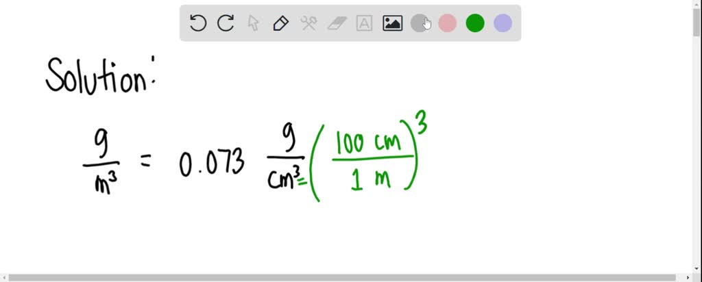 SOLVED: Text: Setting up a unit reprefix conversion A student sets up ...