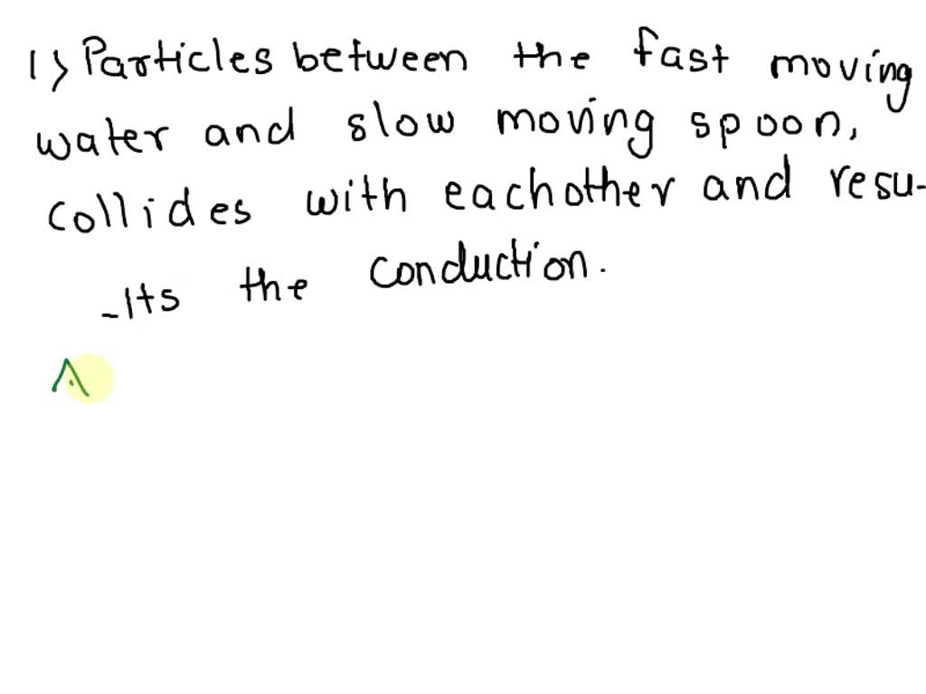SOLVED: 'Help what are answers The handle of a metal spoon warms up ...