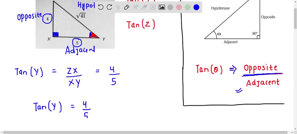 SOLVED: 'Which trigonometric ratios are correct for triangle XYZ? Check all that apply. Which ...