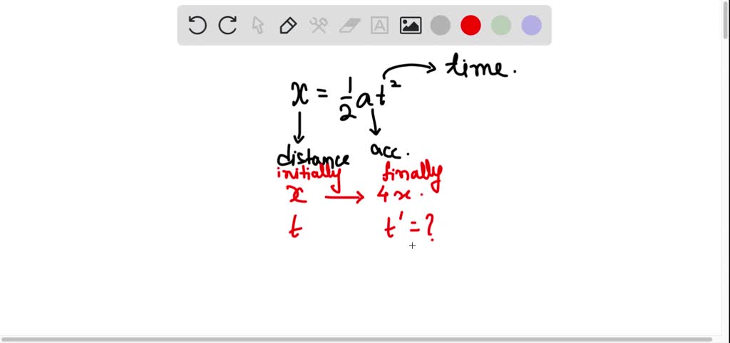 SOLVED: The symbols for distance acceleration magnitude and elapsed ...