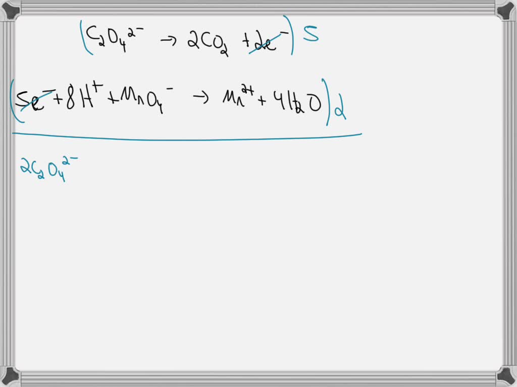 SOLVED: A.) What is the balanced ionic reaction for the standardization ...