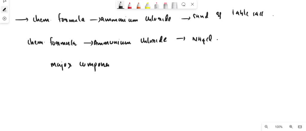 SOLVED: The formula for the compound ammonium chloride: NH4Cl+ NH4Cl ...