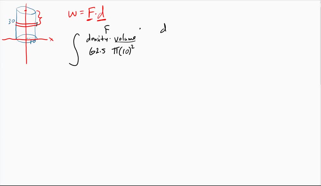 SOLVED: #12.) A cylindrical water tank of radius 10 ft: and height 30 ...