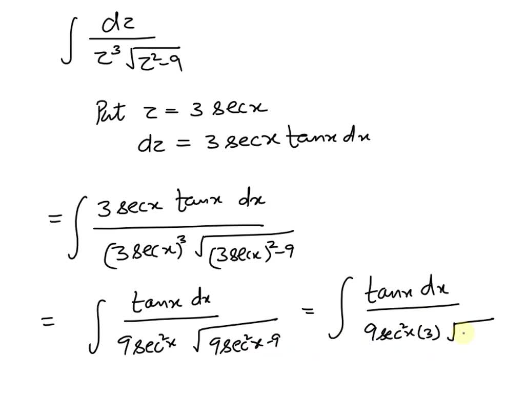 Solved Evaluate The Integral Using Trigonometric Substitution Use Symbolic Notation And