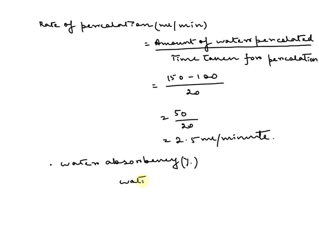 SOLVED: Samarath took 25g of soil and 150 ml of water. He observed that ...