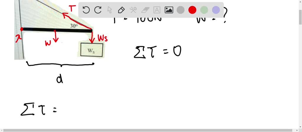 SOLVED: A beam rests on a fulcrum, 1.2 m from one end. A weight of 350 ...