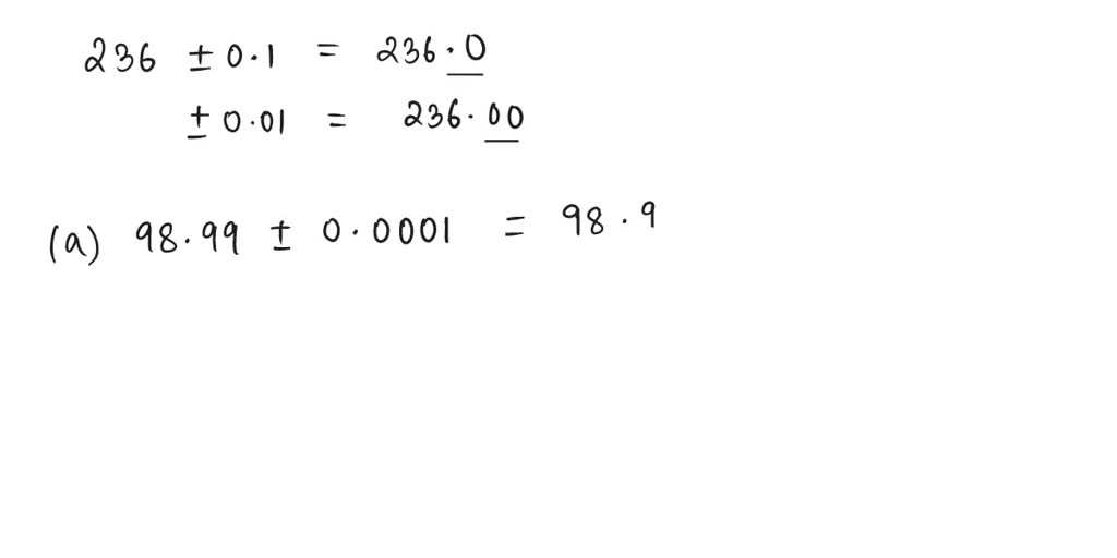 SOLVED: 3 Express each of the following quantities using significant ... SOLVED: 3 Express each of the following quantities using significant ...