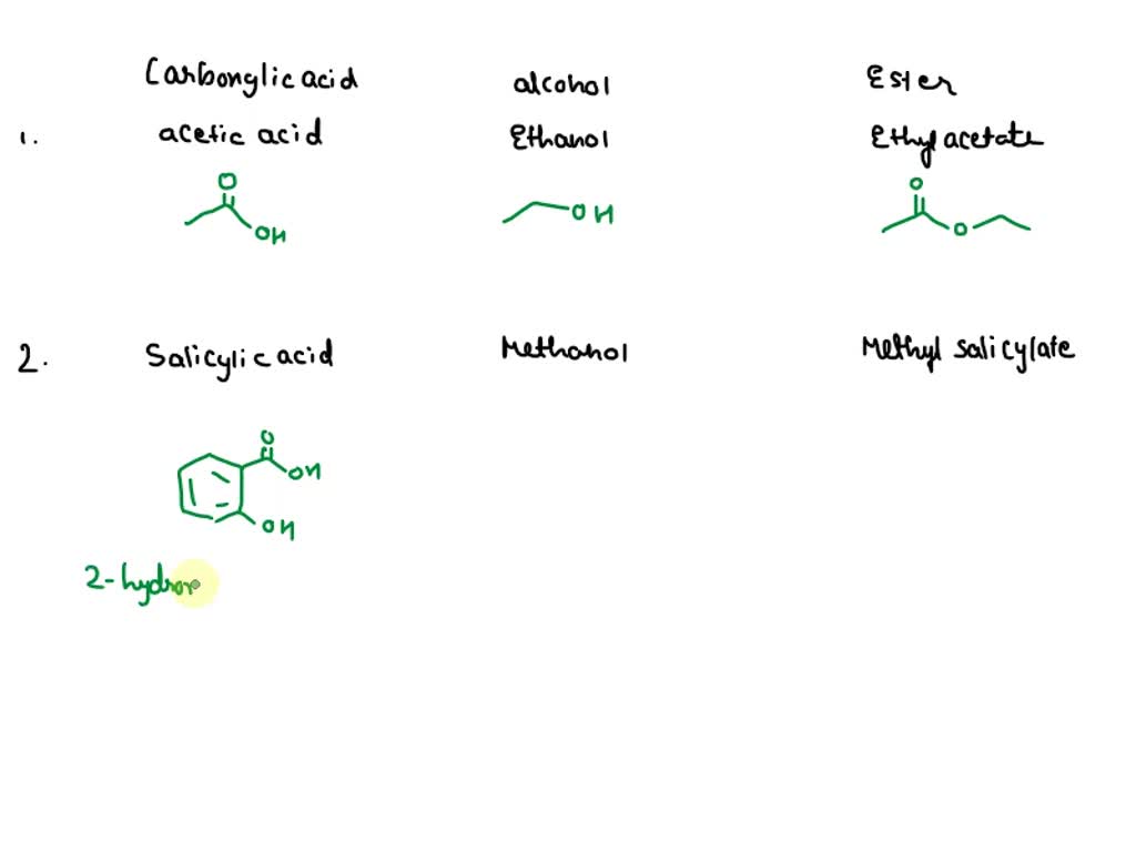 SOLVED: Part C: Esterification of Carboxylic Acids and Alcohols Data ...
