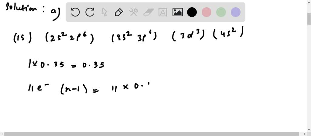 Use Slater's rules to estimate values of Zeff for (a) a 4s and (b) a 3d ...