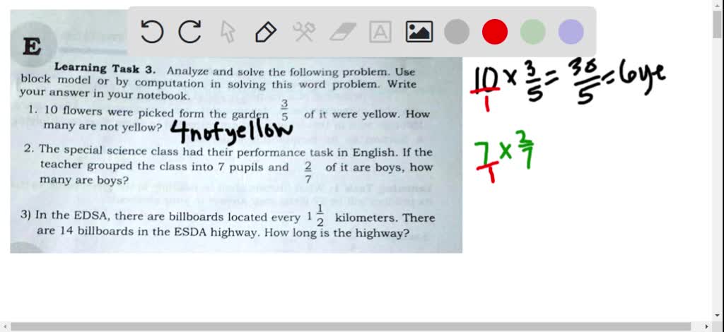 SOLVED: 'Learning Task: Direction: Read the situation and answer the questions that follow. A ...