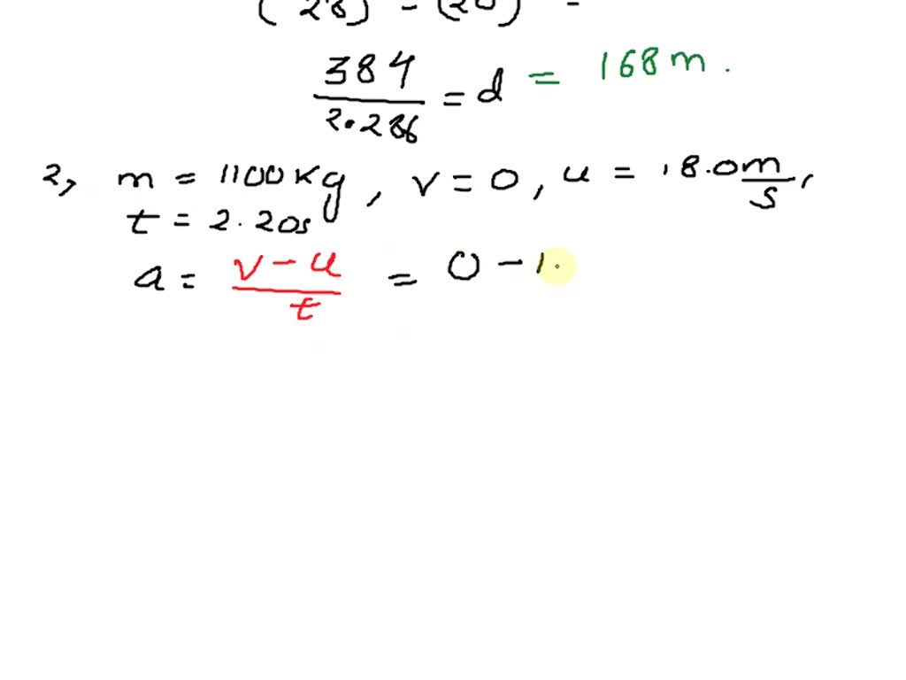 SOLVED: A car, initially moving at a speed of 20.0 m/s, accelerates in ...