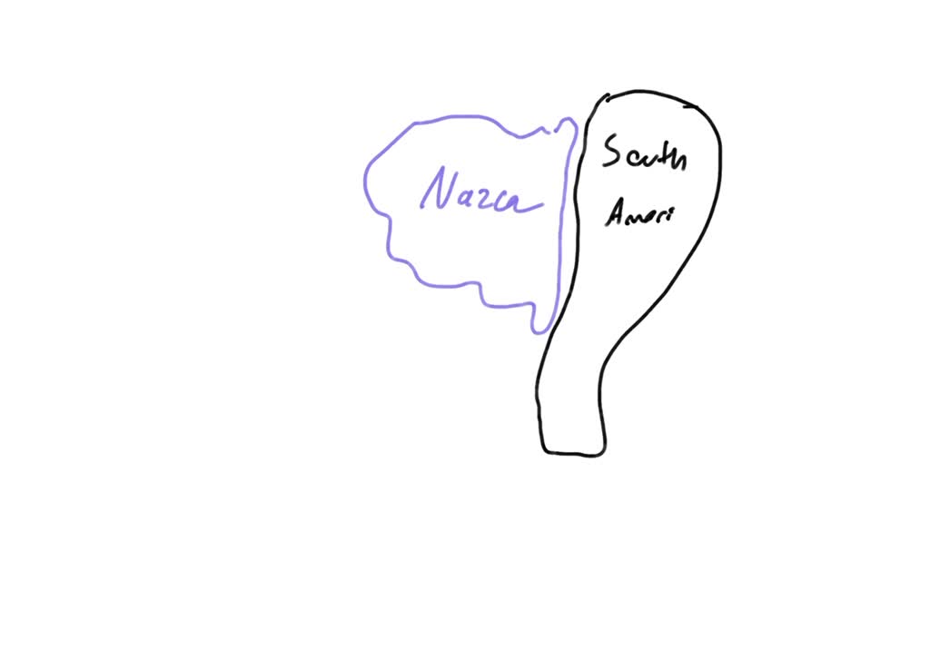 SOLVED: The oceanic Nazca plate is being subducted beneath the ...