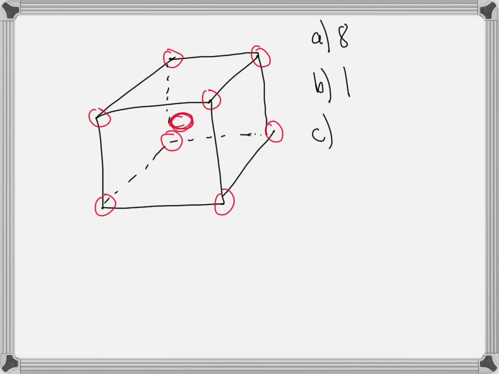 SOLVED: 'Consider the body-centered cubic unit cell shown in this image. How many corner atoms ...