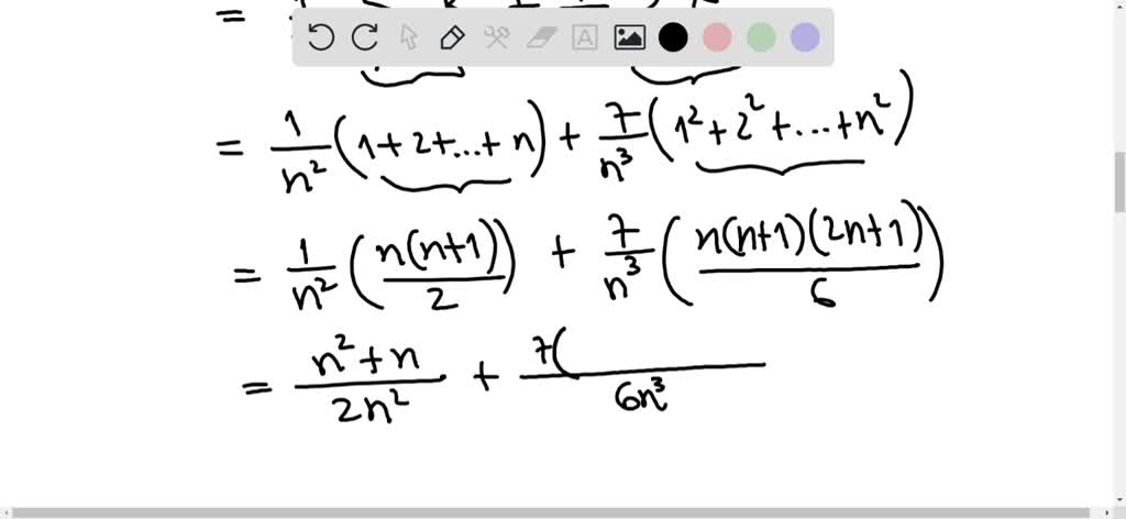 Solved For The Function Given Below Find A Formula For The Riemann Sum Obtained By Dividing