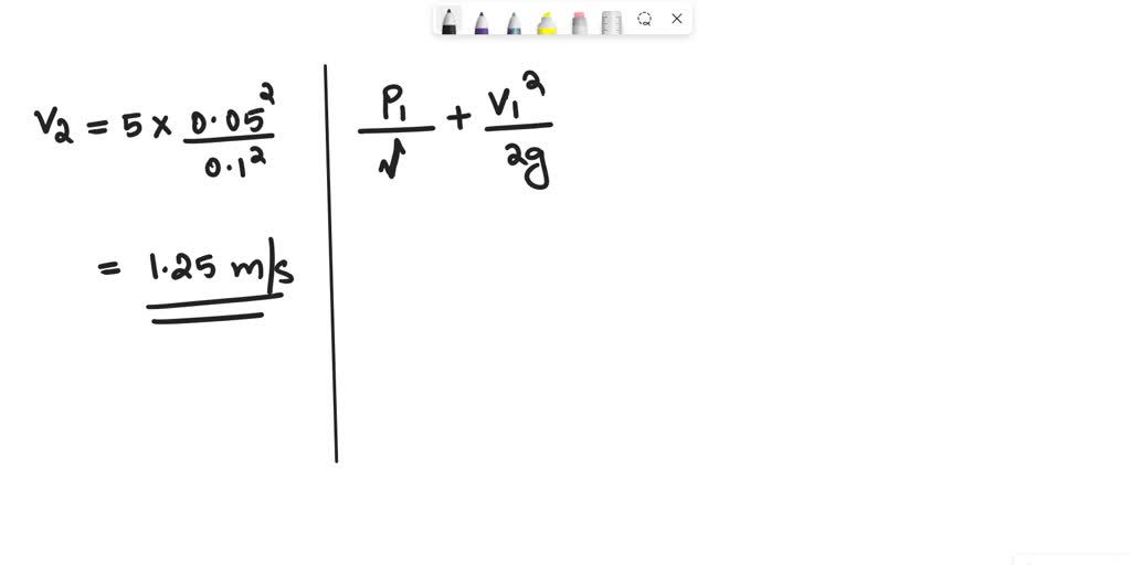 SOLVED: Water enters a 10-cm-diameter pipe steadily with a uniform ...