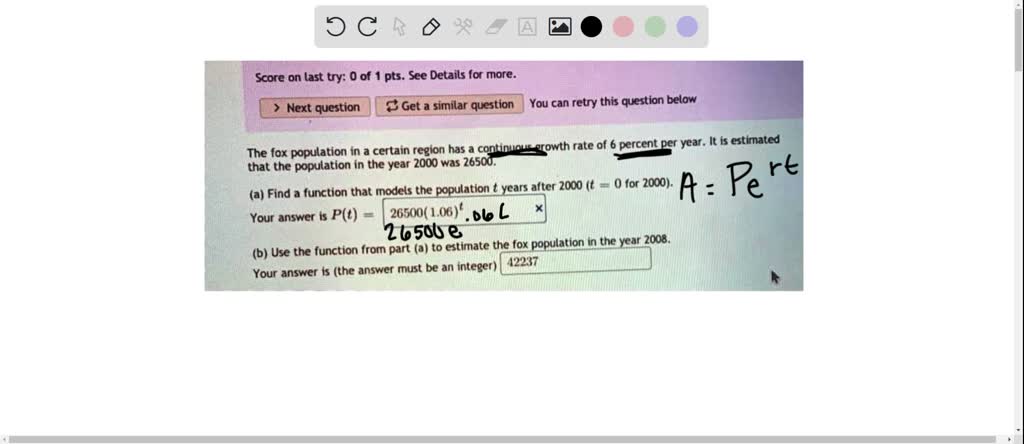 Solved Total Points Possible 10 The Fox Population 21700 Certain