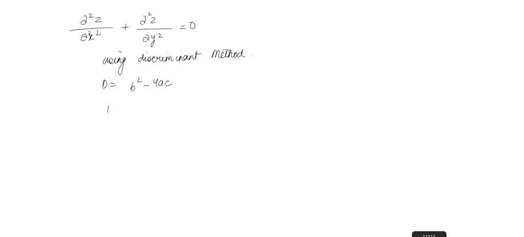 Solved The Classification Of Partial Differential Equation 82 0y Ra Hyperbolic B Parabolic