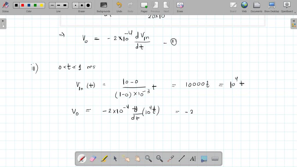 Solved The Triangular Waveform In Figure 3a Is Applied To The Input Of The Circuit In Figure