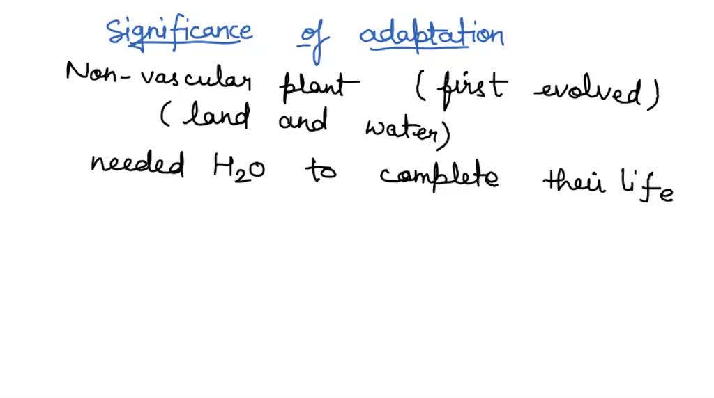 SOLVED: The colonization of land plants was a major event in the ...