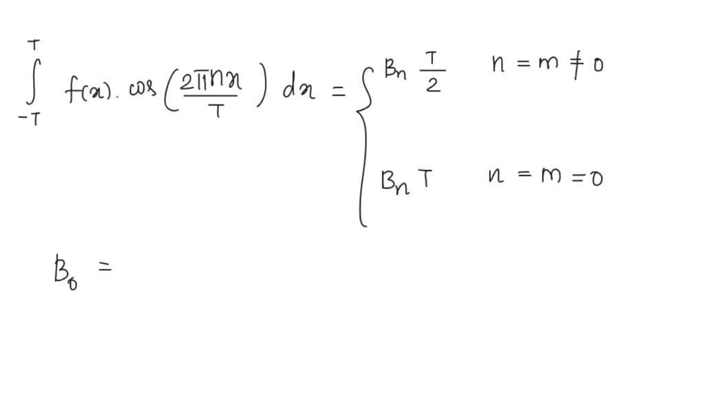 SOLVED: The Fourier Series expansion consists of approximating a function using sine and cosine ...