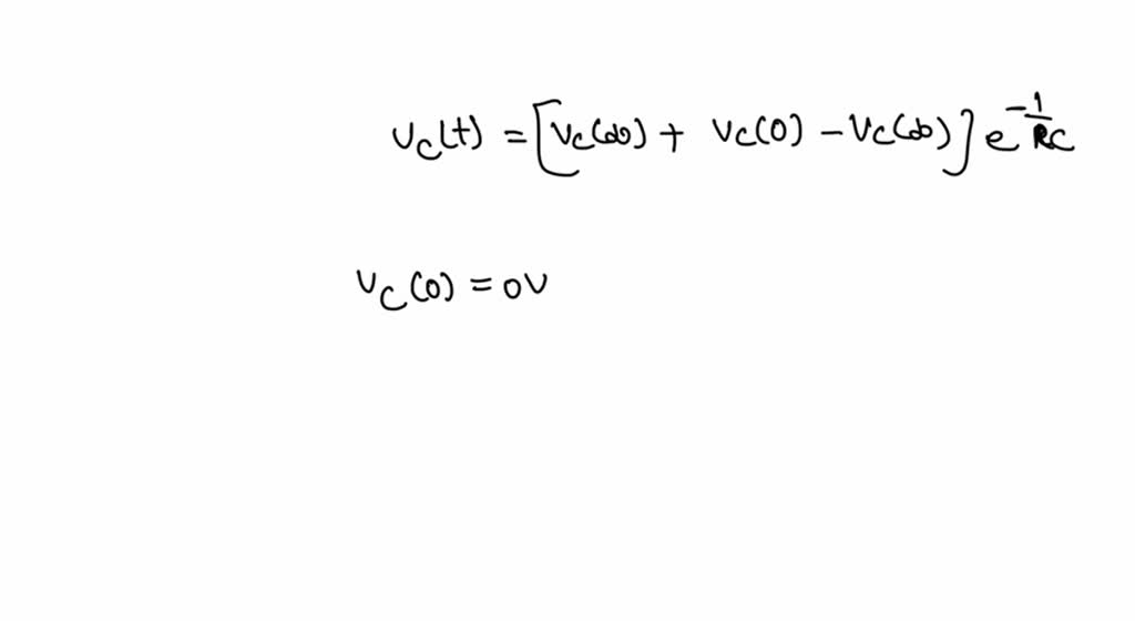 SOLVED: Texts: 7.93 I. Review Part A Derive the numerical expressions for V(t) for the time ...