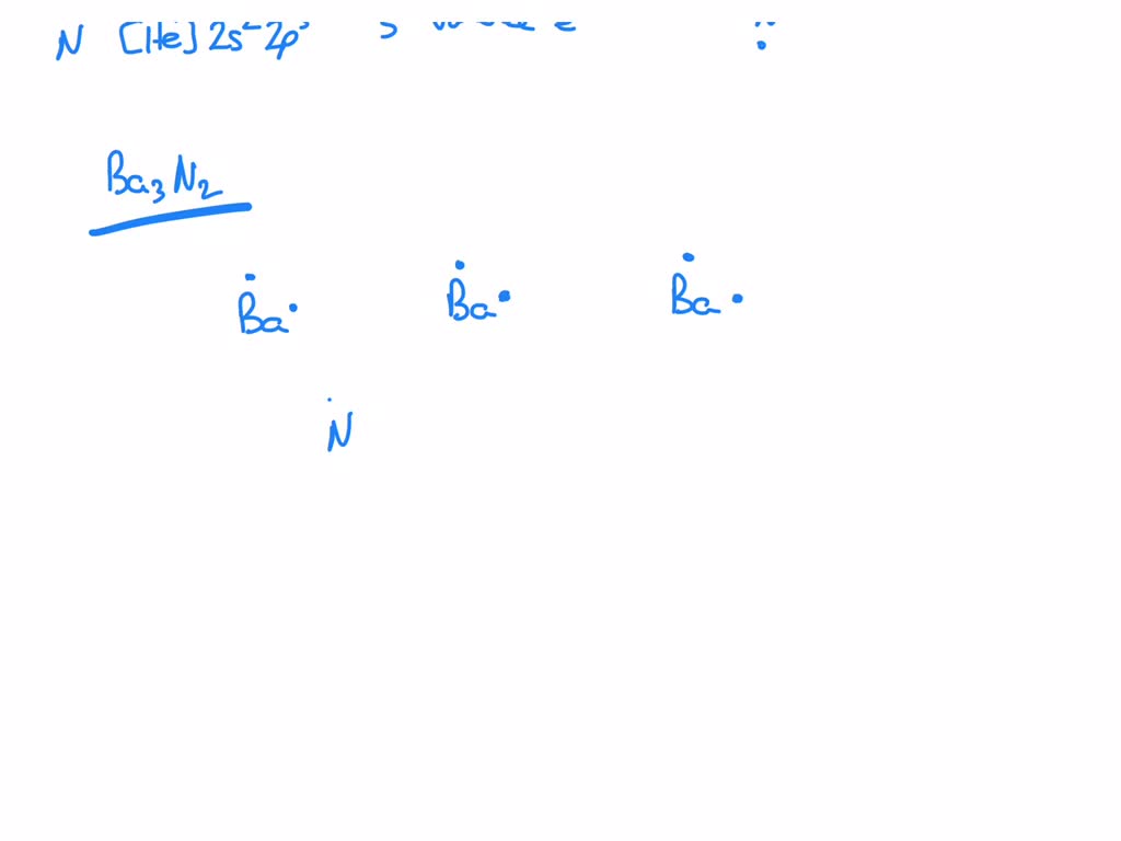 SOLVED: Using electron configurations, diagram the formation of an ...