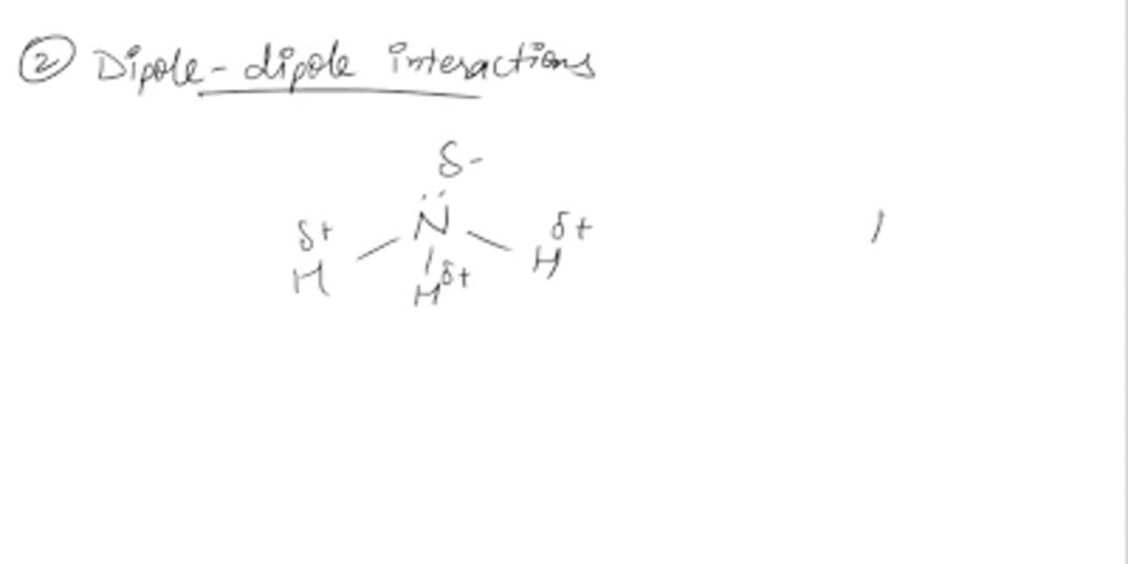 SOLVED: Identify the intermolecular forces that exist between molecules ...