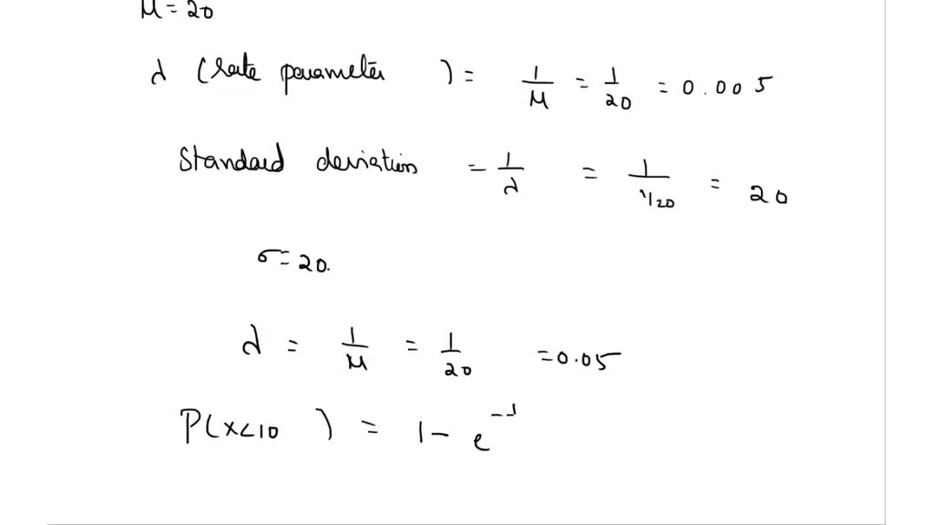 Solved Question 9 Let X Be An Exponential Random Variable With Lambda 36248 Find The Value