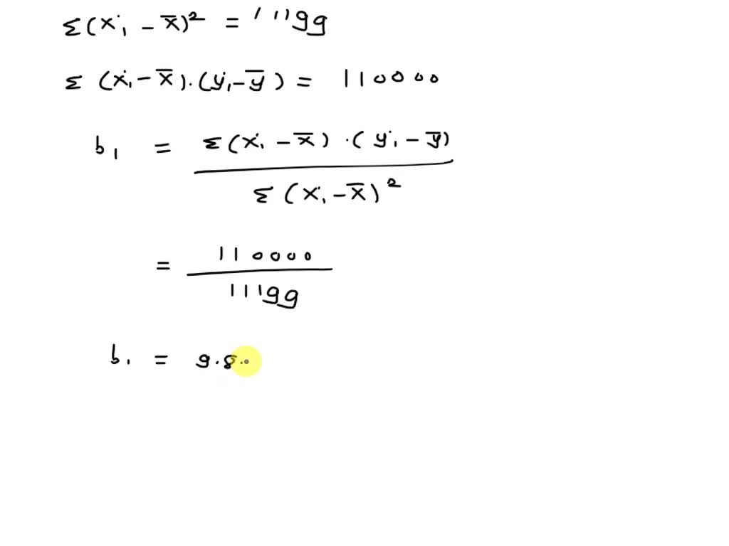 SOLVED: The following table: 100 . Write the estimated regression ...