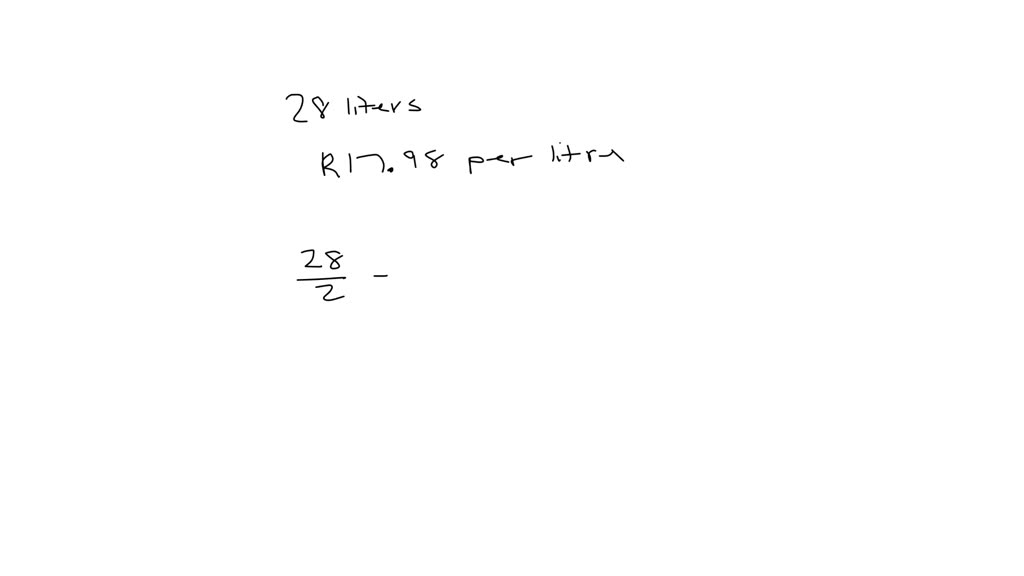 SOLVED: The driver fueled his car before departing from Jeffrey bay.his ...